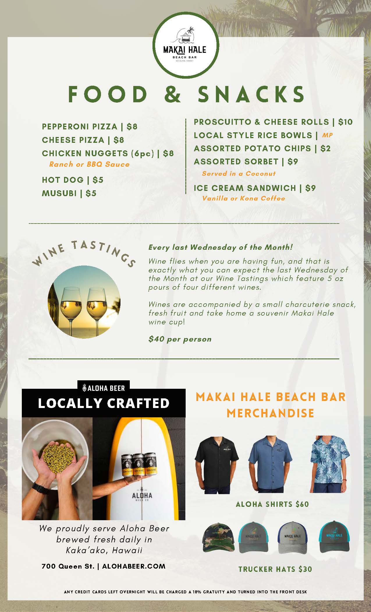 Makai Hale Beach Bar | AOAO Beach Villas at Ko Olina